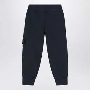 Stone Island Navy Cotton Joggers