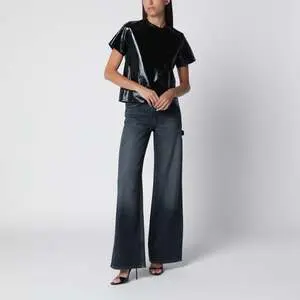 COURREGES Vinyl Top With Embroidered Logo