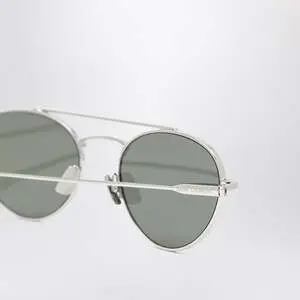 Saint Laurent Sl 97 Sunglasses In Silver / Grey