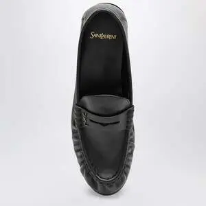 Saint Laurent Le Loafer Loafers In Leather - Black
