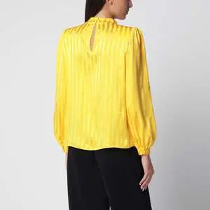 Valentino Garavani Vlogo Bright Narciso Jacquard Silk Top