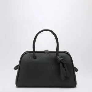 Jacquemus Small Turismo Bag In Leather - Black