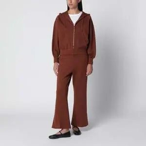 Loro Piana Brown Cotton Hoodie