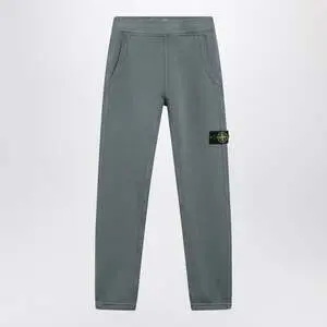 Stone Island Jogging Pants In Ash Cotton - Blue