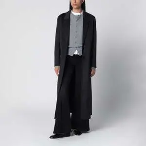 Isabel Marant Étoile Clesa Anthracite Wool And Cashmere Coat - Grey