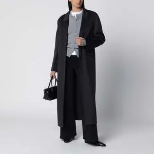Isabel Marant Étoile Clesa Anthracite Wool And Cashmere Coat