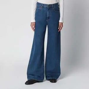 BLAZÉ MILANO Wide-leg Sapphire Jeans - Blue