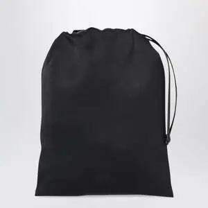 THE ROW Ray Silk Pouch - Black