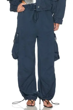 Attico Utility Balloon Pant - Washed Blue