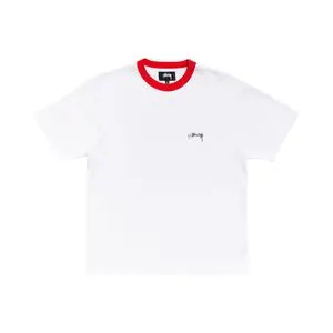 StÜssy Ringer Tee - White