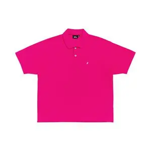 StÜssy Classic Pique Polo - Pink