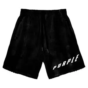 PURPLE BRAND Midweight Fleece Pull On Shorts
