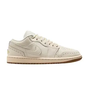 JORDAN Wmns 1 Low Se 'chalk Metallic Gold - Cream