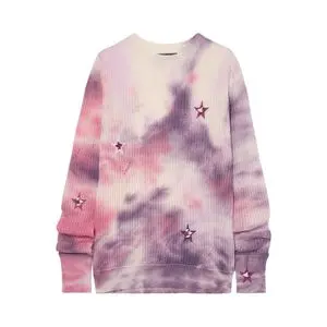Amiri Tie Dye Stars Sweater - Multicolor