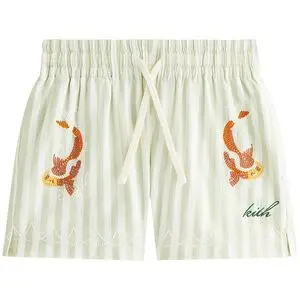 Kith Embroidered Bennet Camp Short 'sage - Green