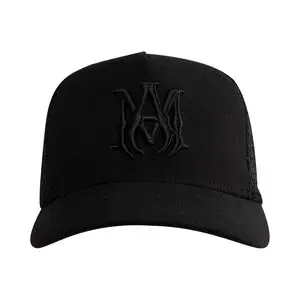 Amiri Canvas Ma Trucker Hat - Black