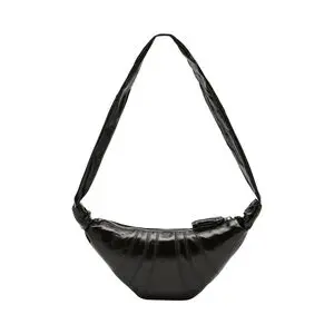 LEMAIRE Small Croissant Bag 'obsidian - Green