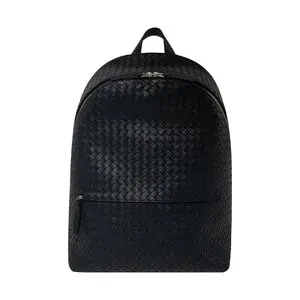 Bottega Veneta Intrecciato 1975 Backpack /silver - Black