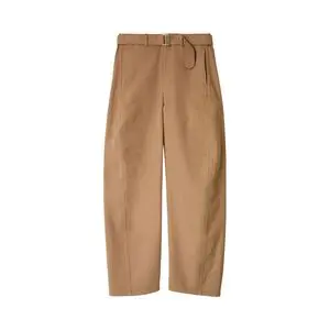 LEMAIRE Twisted Belted Pants 'tobacco - Brown