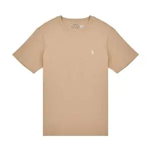 Polo Ralph Lauren Cotton Jersey Crewneck T-shirt 'classic Khaki - Tan