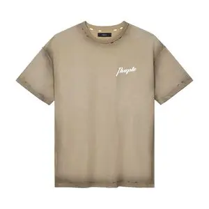 PURPLE BRAND Textured Inside Out Tee 'khaki - Tan