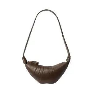 LEMAIRE Small Croissant Bag 'otter - Brown