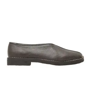 LEMAIRE Piped Crepe Slipper 'dark