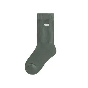 Kith Classic Crew Socks 'laurel - White