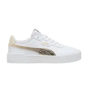 PUMA Wmns Carina 3.0 Metallic 'metallic Whisper - White