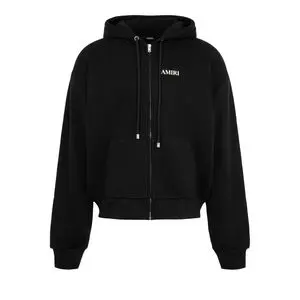 Amiri Relaxed Zip Up Hoodie