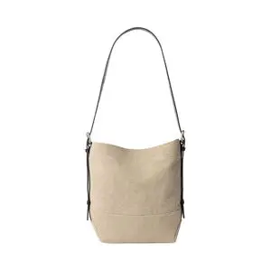 LEMAIRE Small Belted Tote 'dark Linen - Tan