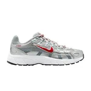 Nike P-6000 Gs 'metallic Gym Red - Silver