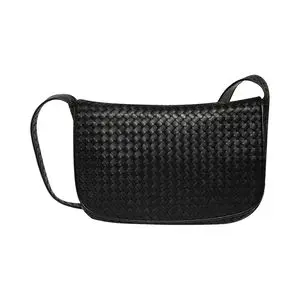 Bottega Veneta Messenger Intreccio Bag /silver - Black