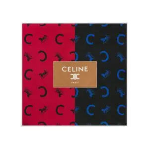Celine 90x90cm Square /navy/camel