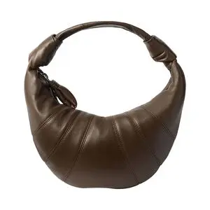 LEMAIRE Mini Fortune Croissant Bag 'otter - Brown