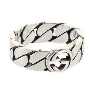 Gucci Interlocking G Chain-link Ring