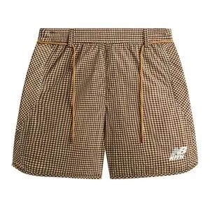 Kith X New Balance Tech Gingham Onslow Short 'legacy - Tan