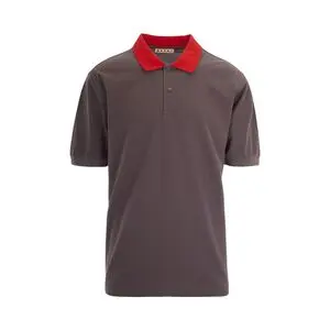 Marni Polo Neck Short-sleeve Shirt 'truffle - Brown