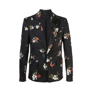 Amiri Butterfly Jacquard Blazer - Black