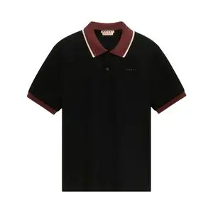 Marni Short-sleeve Slim Fit Polo Shirt - Black