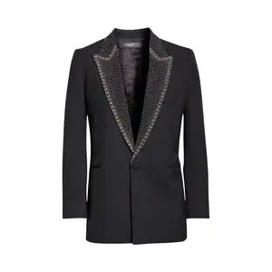 Amiri Beaded Tux Jacket - Black