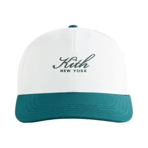 Kith New York Script Greenwich Cap 'reign - White