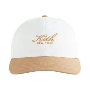 Kith New York Script Greenwich Cap 'highland - White