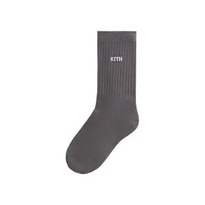 Kith Classic Crew Socks 'hurricane - Black