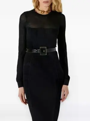 Elisabetta Franchi Leather Belt