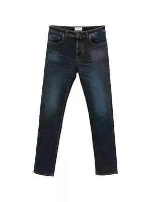 Jacob Cohen Slim Fit Jeans With Logo Patch - Blue