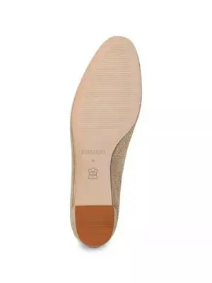 Bernardo Nero Metallic-effect Square-toe Pumps