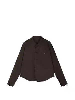 JNBY Scallop Trim Shirt - Brown