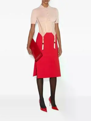 Elisabetta Franchi Knit Polo Shirt
