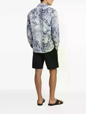 Orlebar Brown Grasmoor Zaphra-print Shirt - Blue